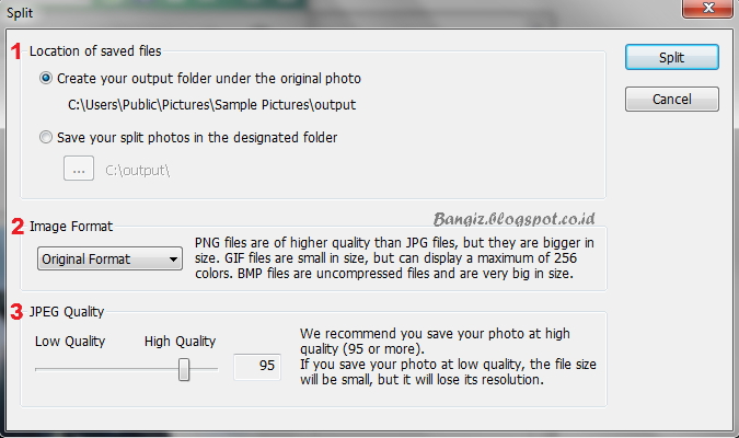 Cara Memotong Foto Menjadi Beberapa Bagian | Bangiz
