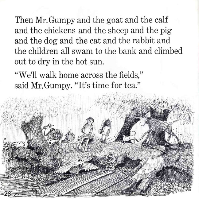 The Art of Children's Picture Books: Mr. Gumpy's Outing, John Burningham