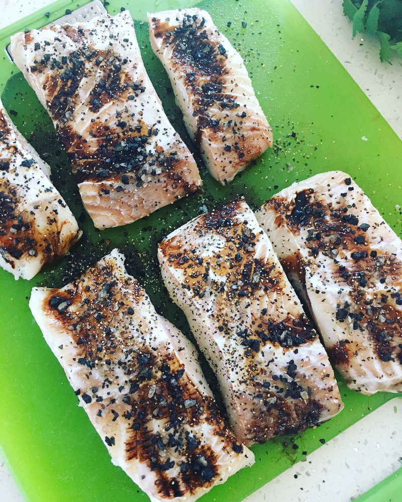 Cazón tropical - Delirios de Cocina