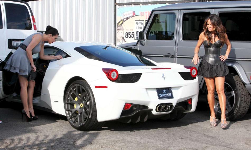 Kim Kardashian Adds $300,000 Ferrari 458 Italia to her Luxury Cars ...