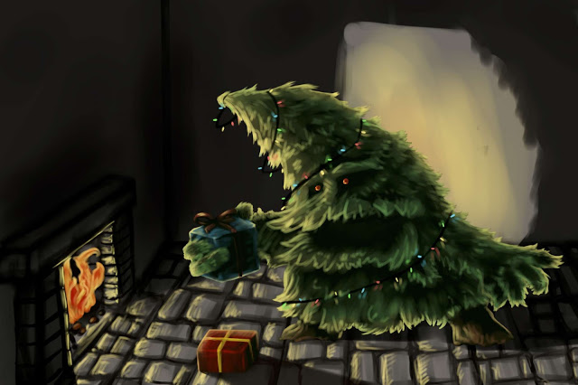 Something wicKED this way comes....: Creepmas Trees (Day 2 of Creepmas)