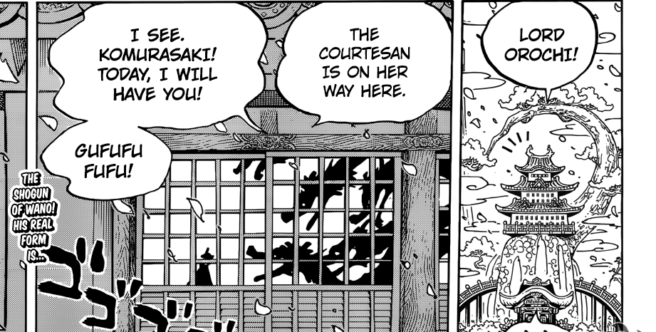 Ch. 929: Korozumi Orochi, Shogun Mesum Wano yang Nggak Banget - Mata Zoro
