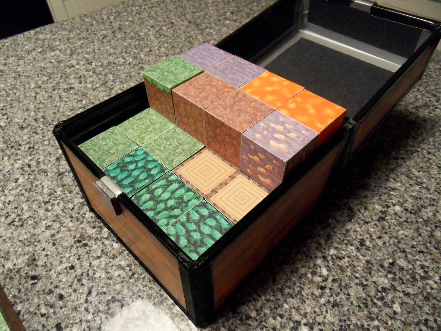 Life of Gregory D: DIY Wood Minecraft Blocks