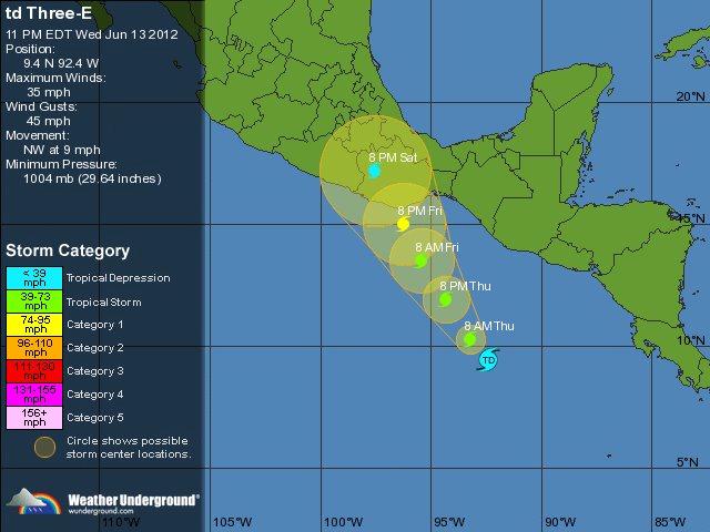 Huatulco Life: Tropical Storm Carlotta