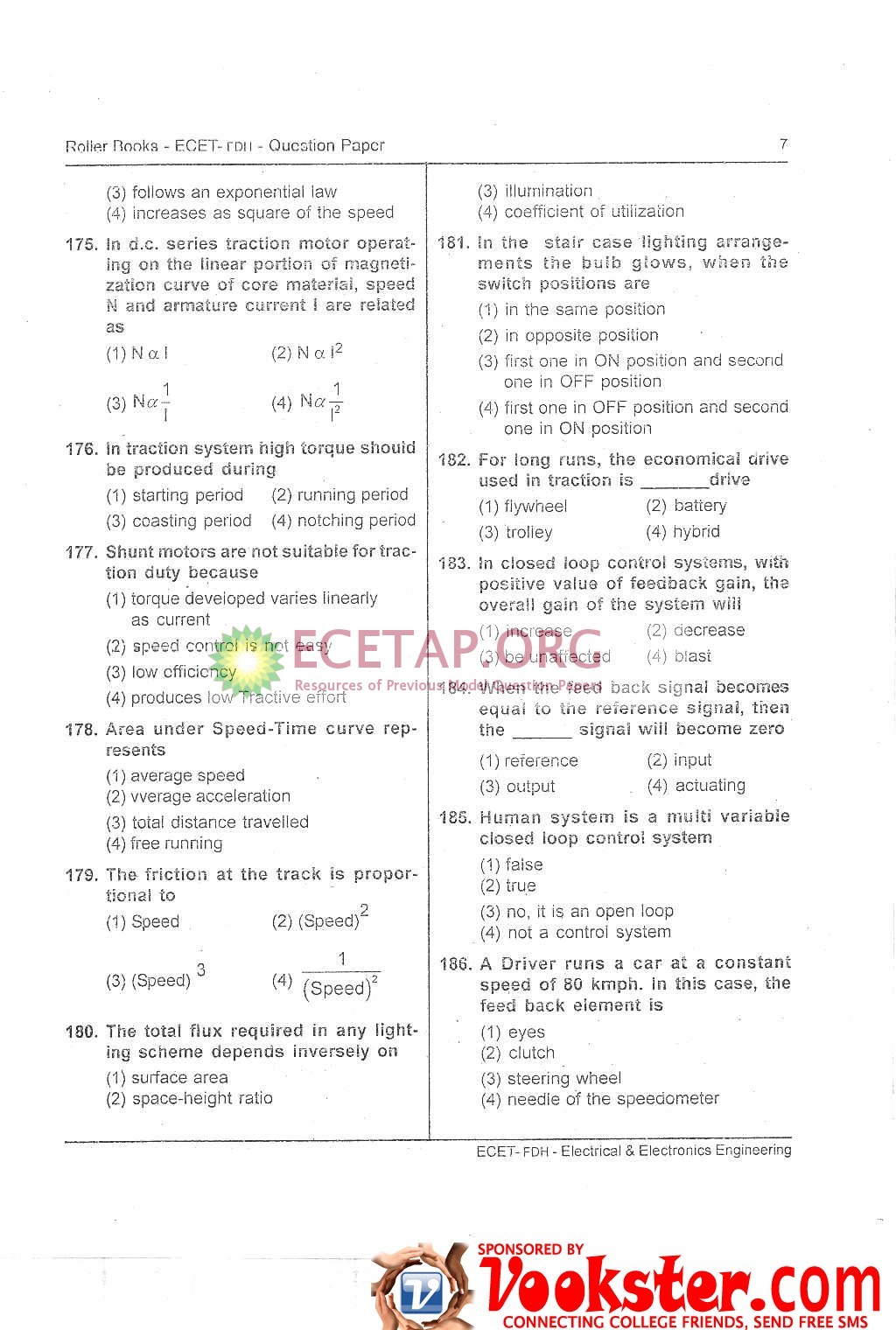 ECETAP - 2016, Previous, Model Papers, Question Papers EEE,ECE,SCE ...