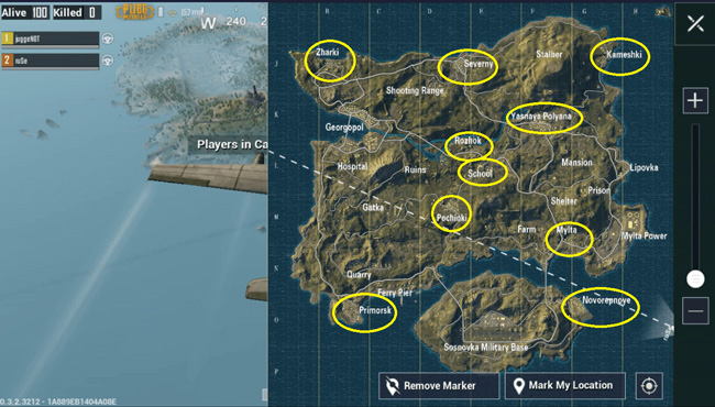 √ Lokasi Terbaik Untuk Looting di PUBG Mobile - Arlina Code