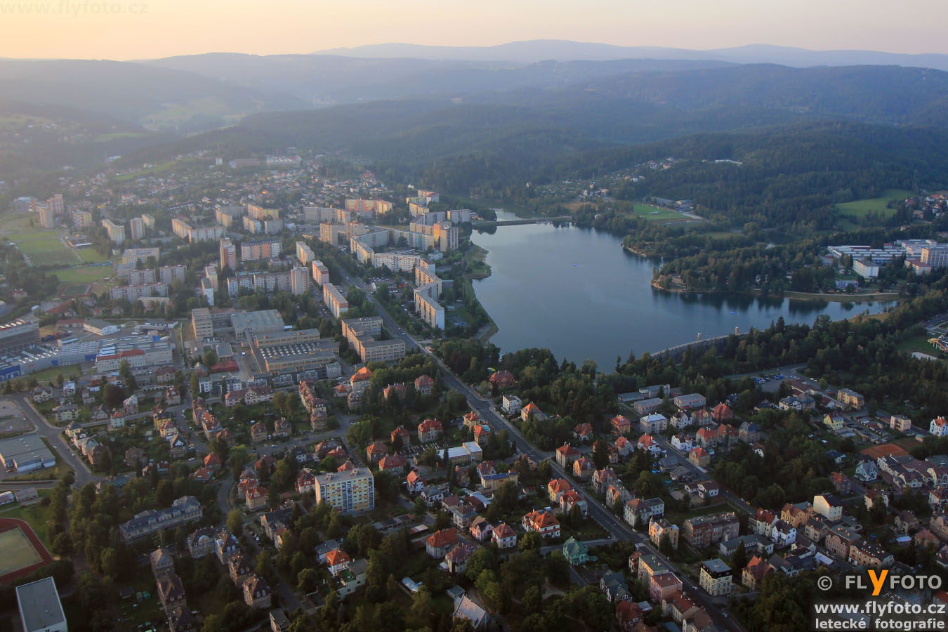 FLyFOTO letecká fotografie a video: Jablonec nad Nisou