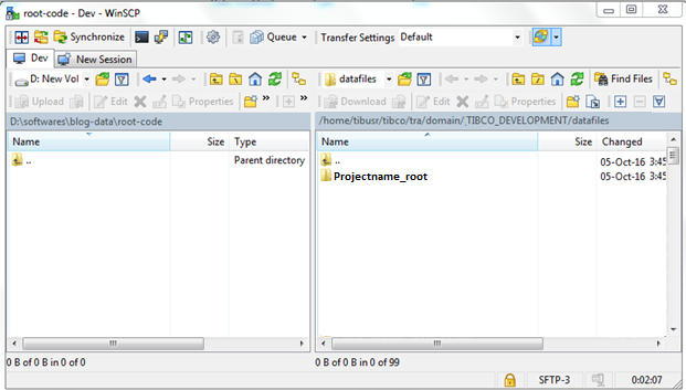 Tibco Taking Root Code Of Deployed Bw Project
