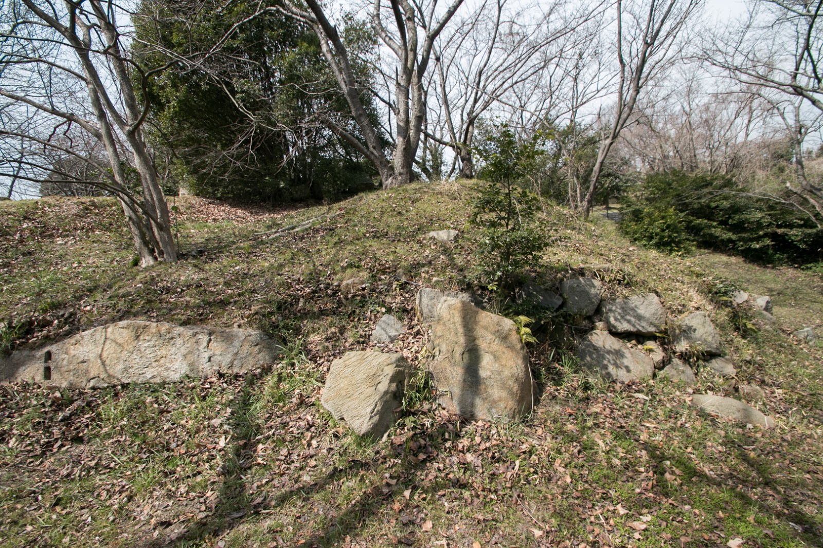 Shimotsui Castle -Castle looking down straight and bridge- | Japan ...