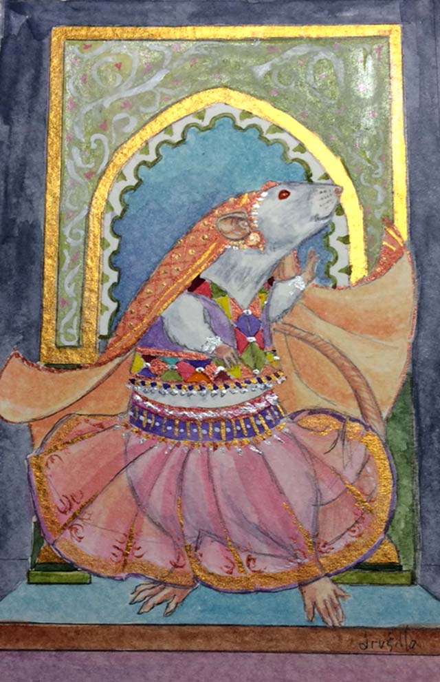 The Art of The Illustrated Rat: Dancing Rani Rat