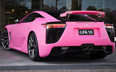 Lexus LFA Pink para alertar sobre câncer de mama | Auto Motor News MT