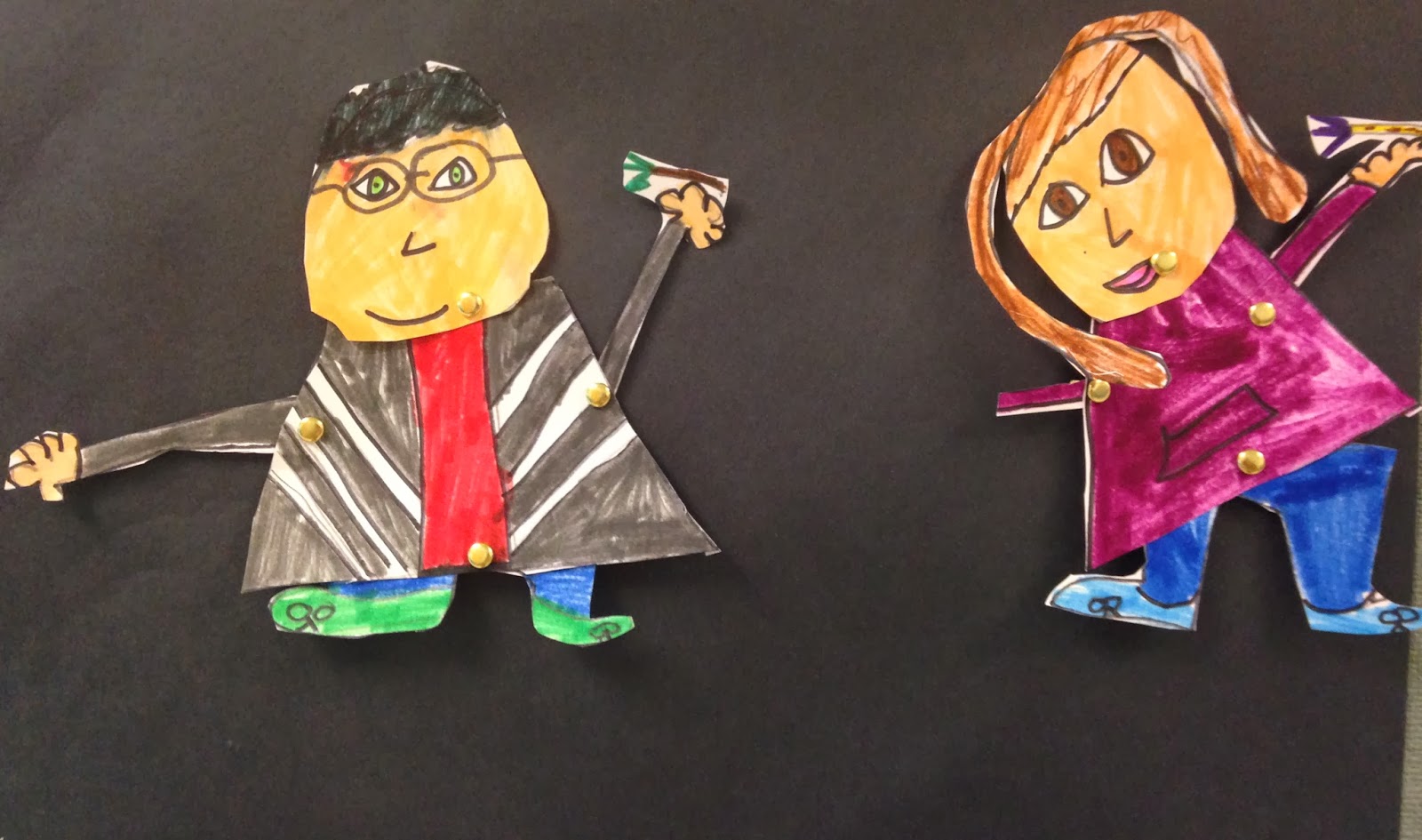 Art Room Blog: 3rd grade Paper Puppets...