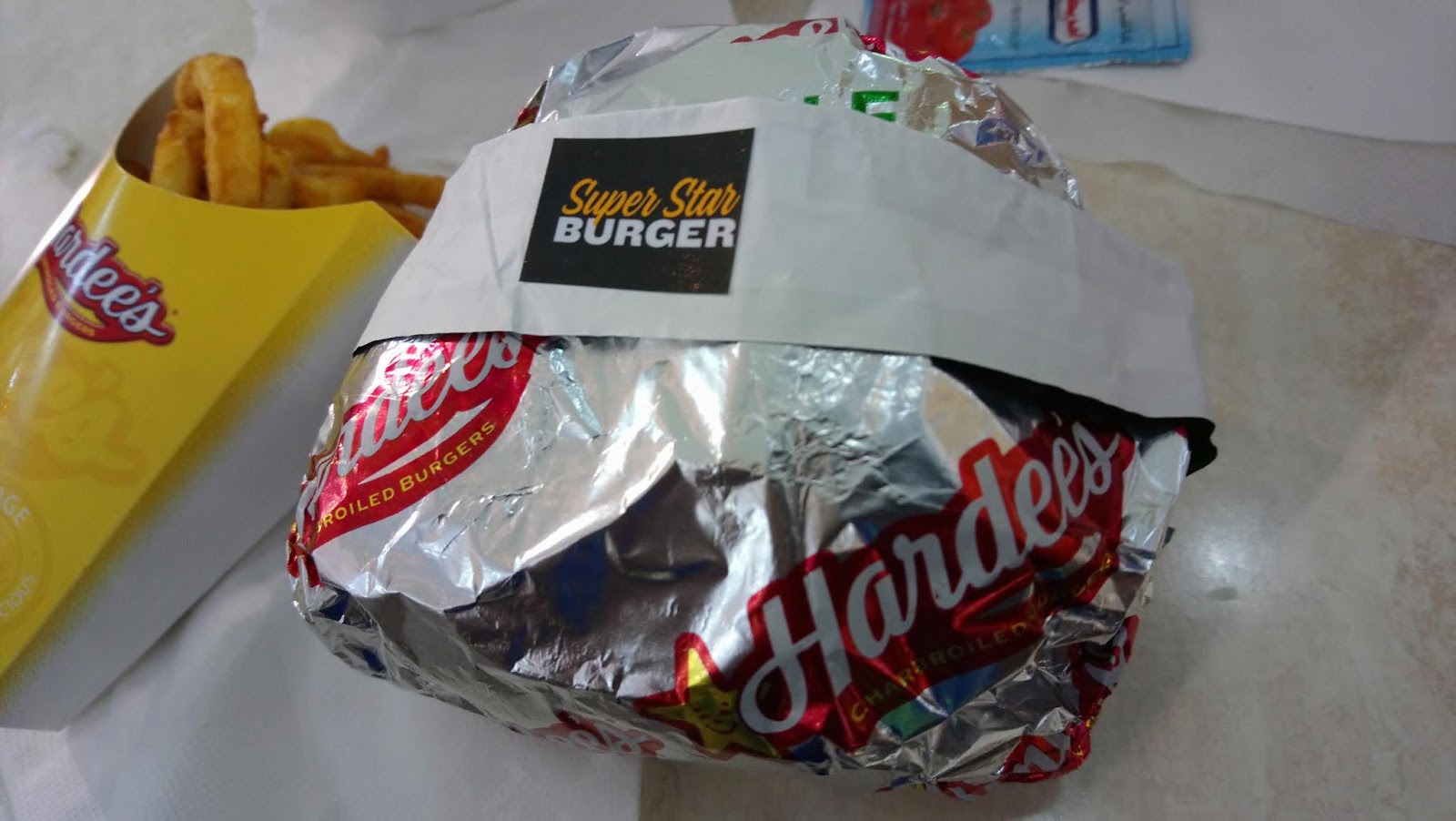 Hardees Super Star Burger Review ~ Alex is my Name