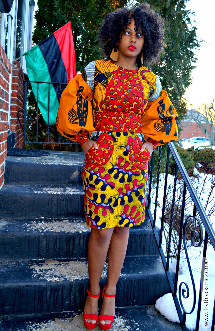 Sew What? African "POT LUCK" Dress, that's what! [Butterick B6088 ...