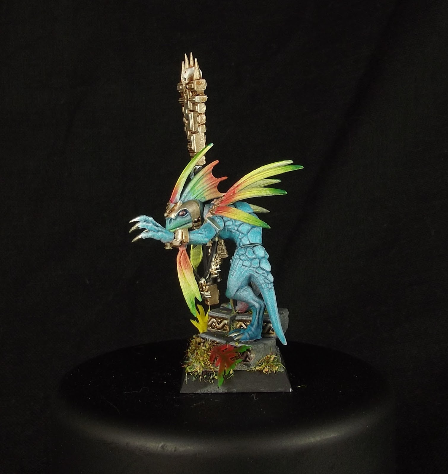 Lizardmen Skink Priest. The Lil' Charmer. - Wargaming Hub