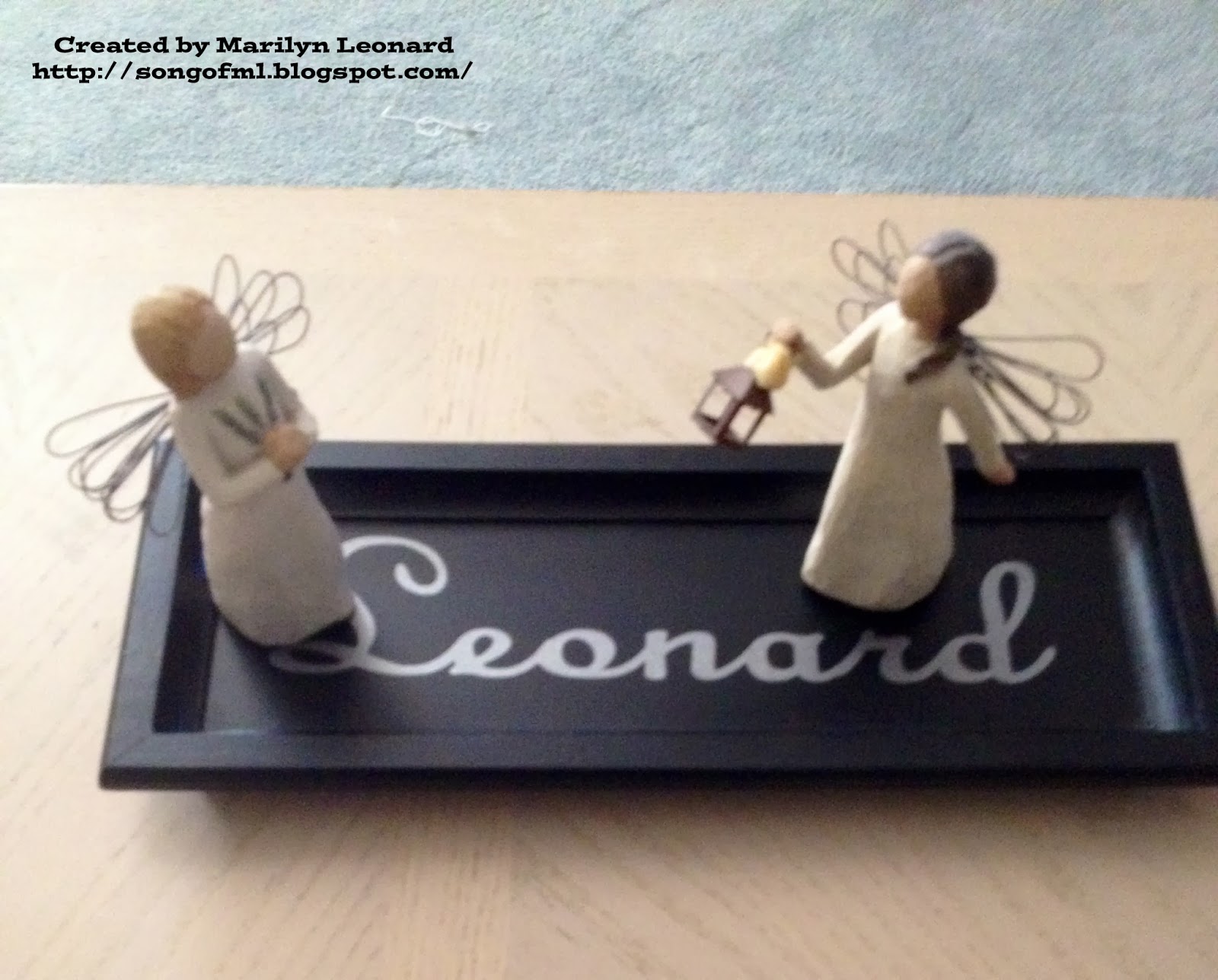~ Marilyn's Crafts ~: Decorative Vinyl Tray