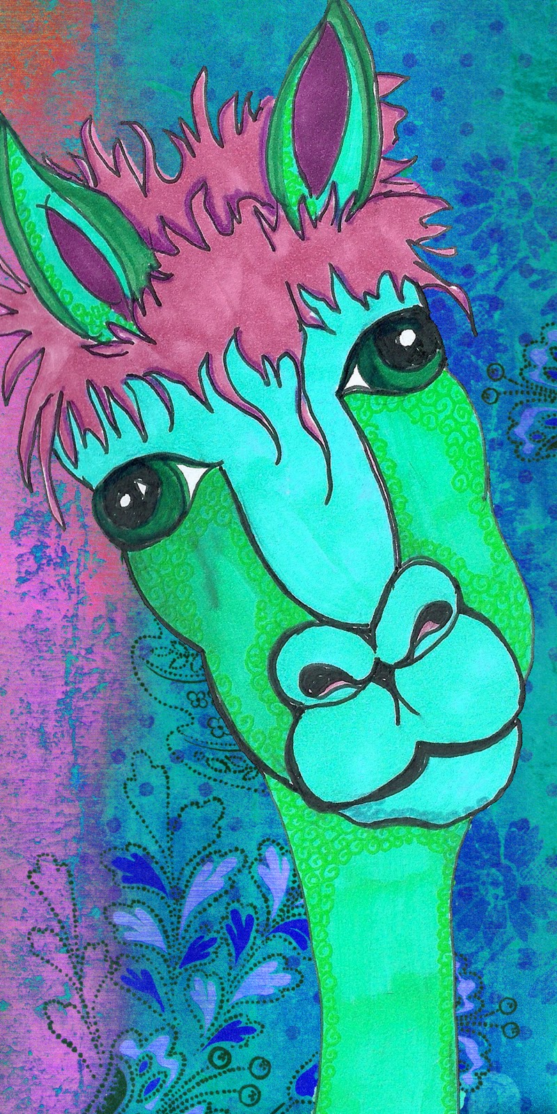 Art Play Today: Alpaca Art