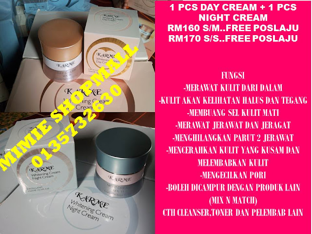 Karme Whitening Skin Care- Kecantikan Wanita : KARME WHITENING CREAM
