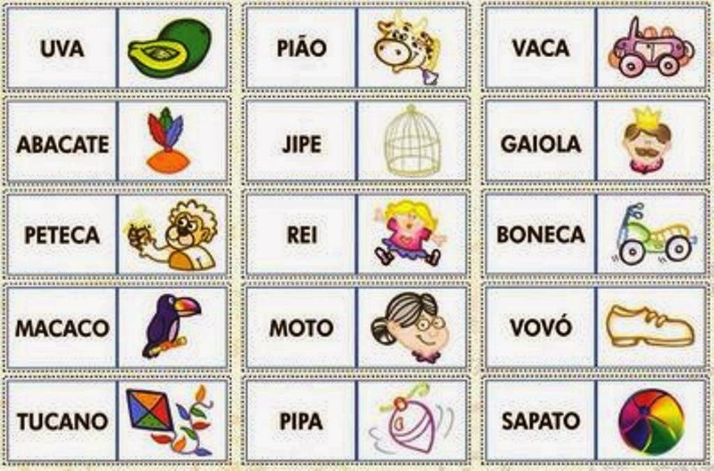 Sandra Crescêncio: Plano de Aula: Associação de palavras e imagens