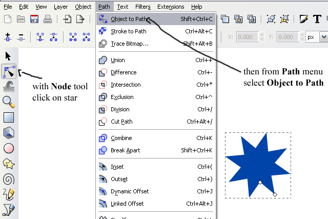 Clipart: Inkscape For Beginners - Drawing Flower