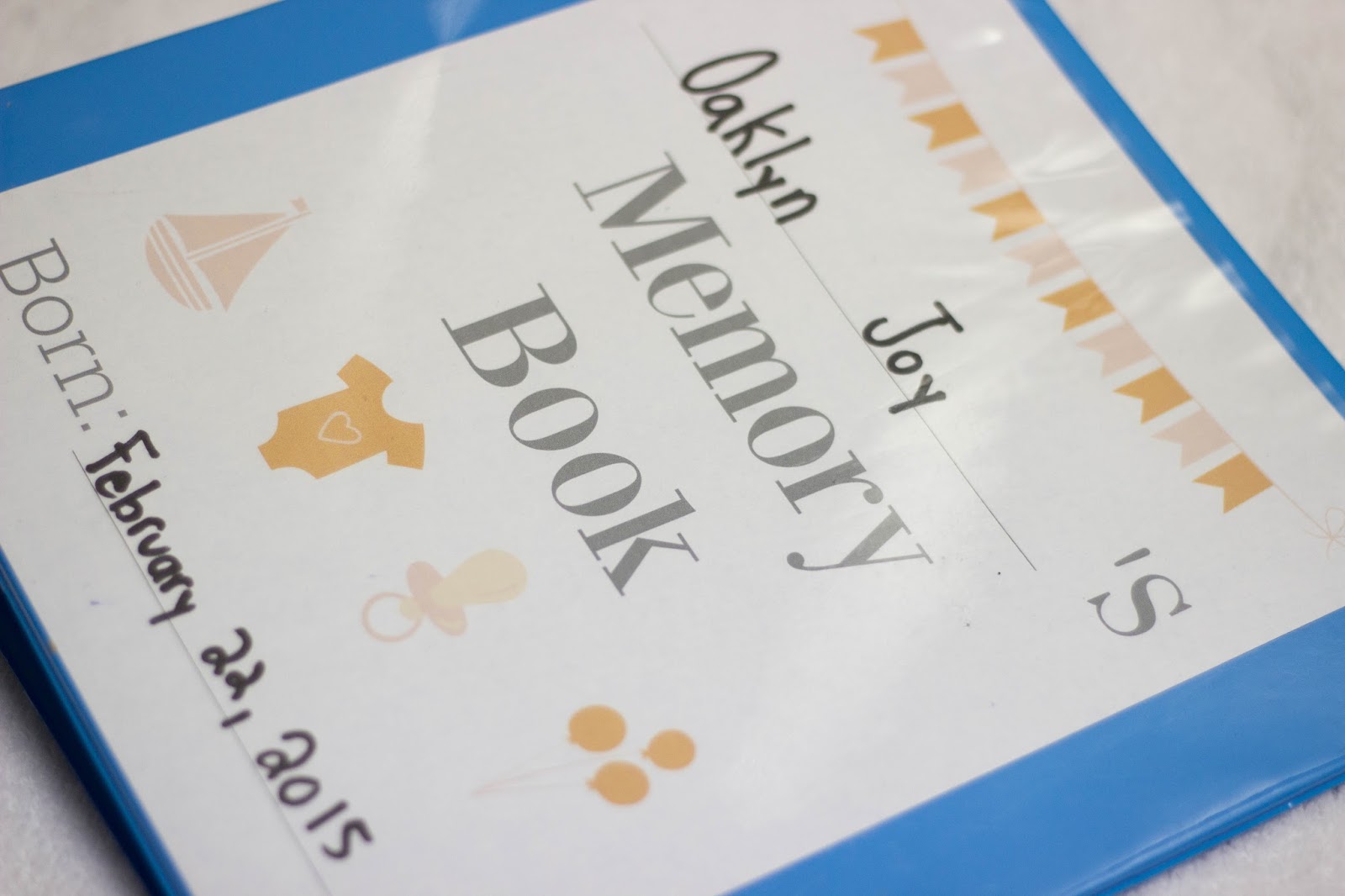 DIY Children's Memory Book with Snuggle | For the Joy of Life.