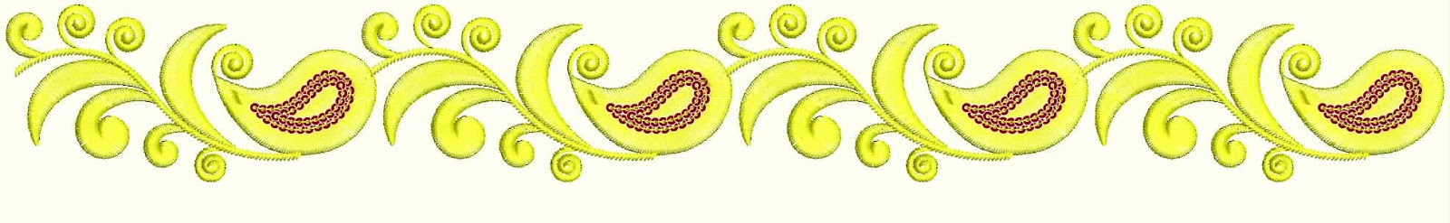 Embdesigntube: Heavy Work Border Sari Designs