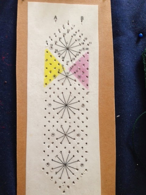 The Lincoln Log: Bobbin Lace progress