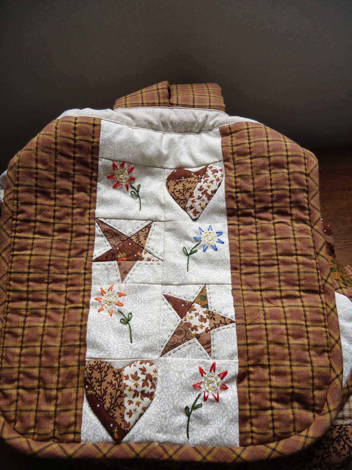 Laurinhando por ai: Mochilas em patchwork