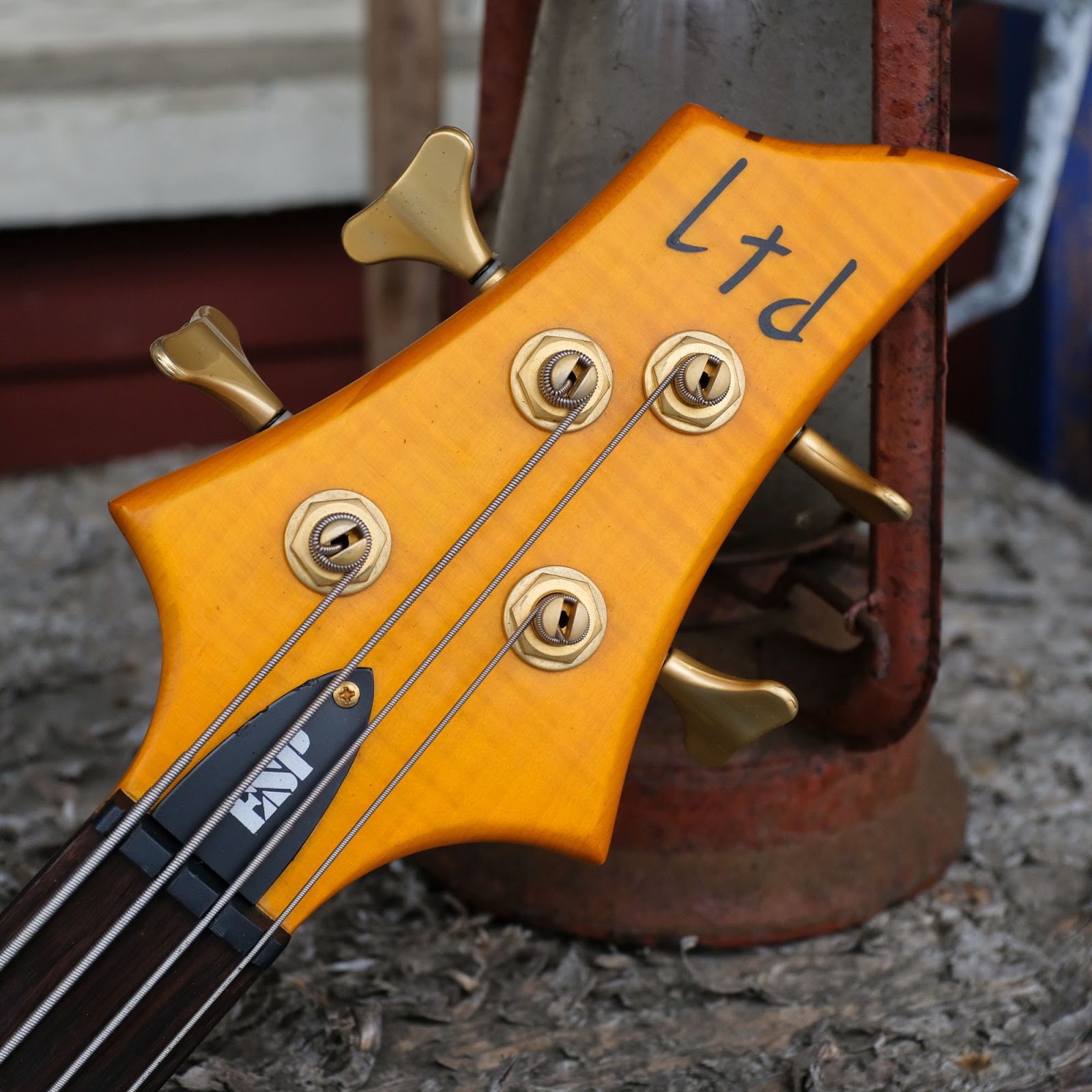 2002 ESP LTD C-304 Active 4-String Electric Bass Guitar