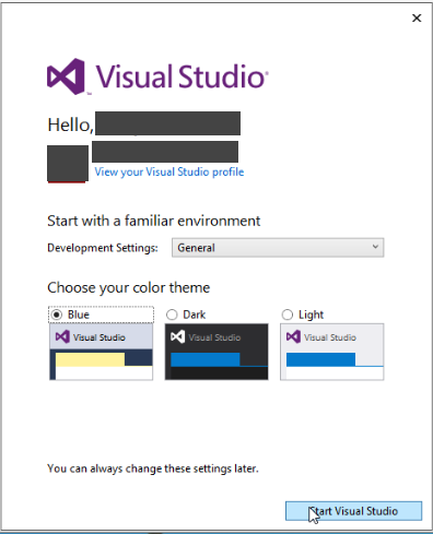 百花繚乱: 【Windows】VisualStudio2015を起動してみた！