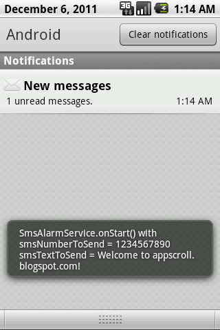 Mobile App Development: Android: Using AlarmManager to Send SMS to Same ...