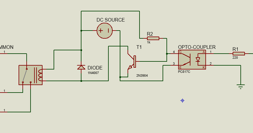 Triggering circuit for relay (SPPT) Using Microcontroller - TechnoluxPro
