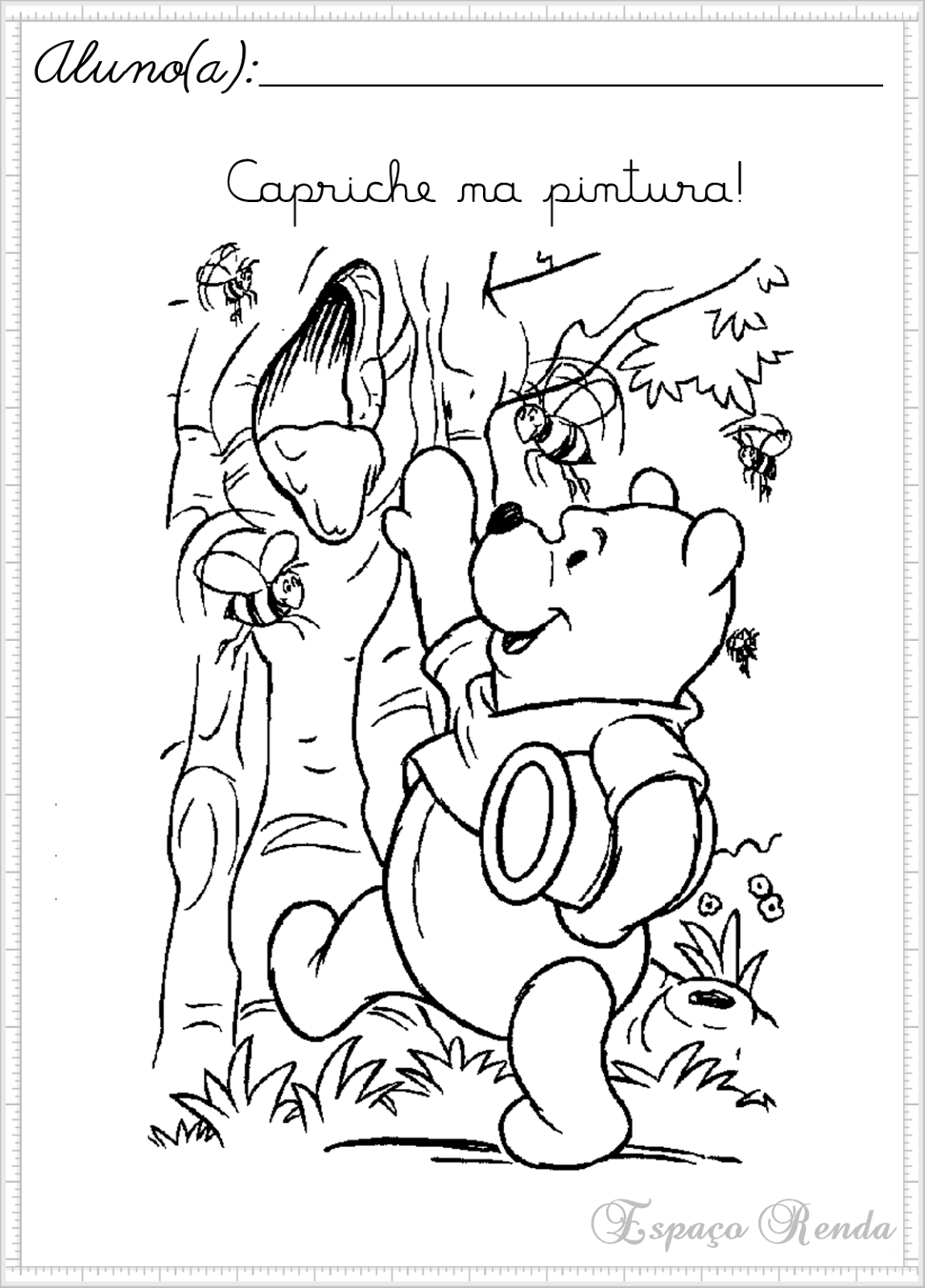 Atividades escolares para colorir e desenvolver a criatividade