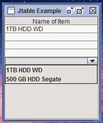 Java by examples: How to implement JComboBox in JTable?