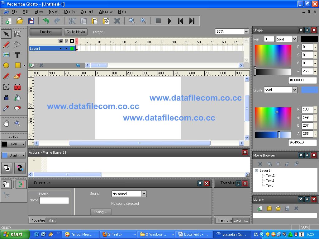 Download Software Animasi Flash Gratis, Vectorian Giotto