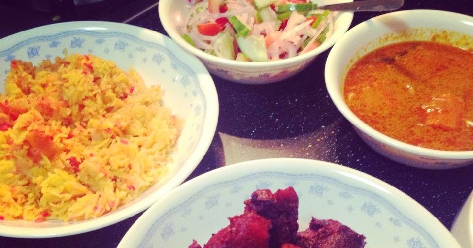 Nasi Briyani & Indian style fried chicken by Ayuls Myiesha