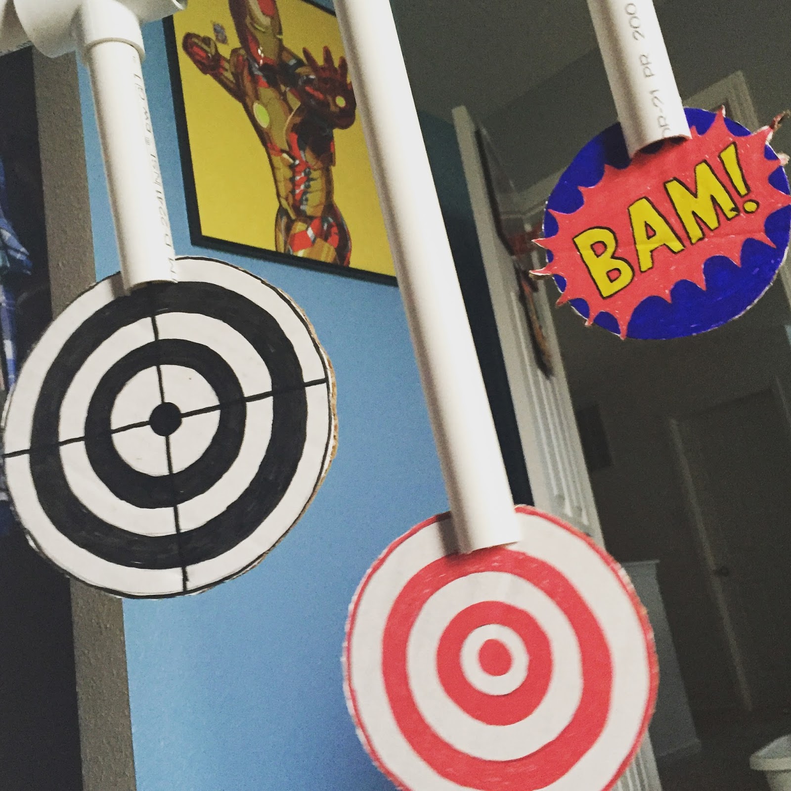 Dad with a Blog: DIY Nerf Target Rig