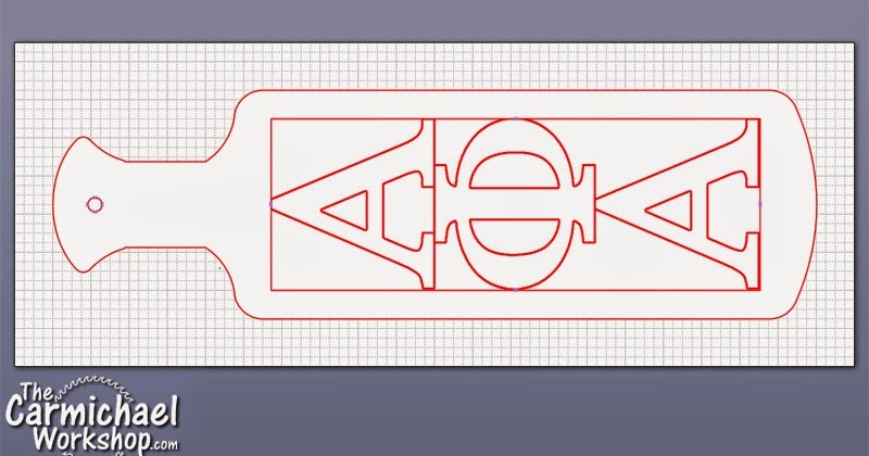 The Carmichael Workshop: Fraternity Paddle Wall Decoration