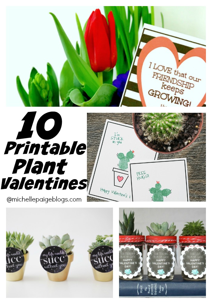 michelle paige blogs: 10 Free Plant Printables for Valentines Day