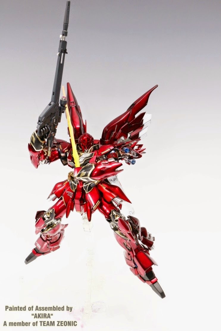 Custom Build: MG 1/100 MSN-06S Sinanju OVA ver. Neo Grade Conversion ...