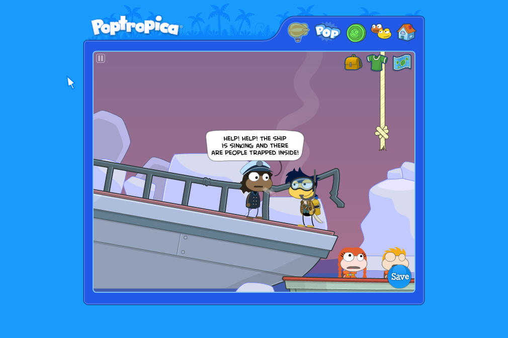 Poptropica S.O.S. Island Walkthrough ~ Plot Haven