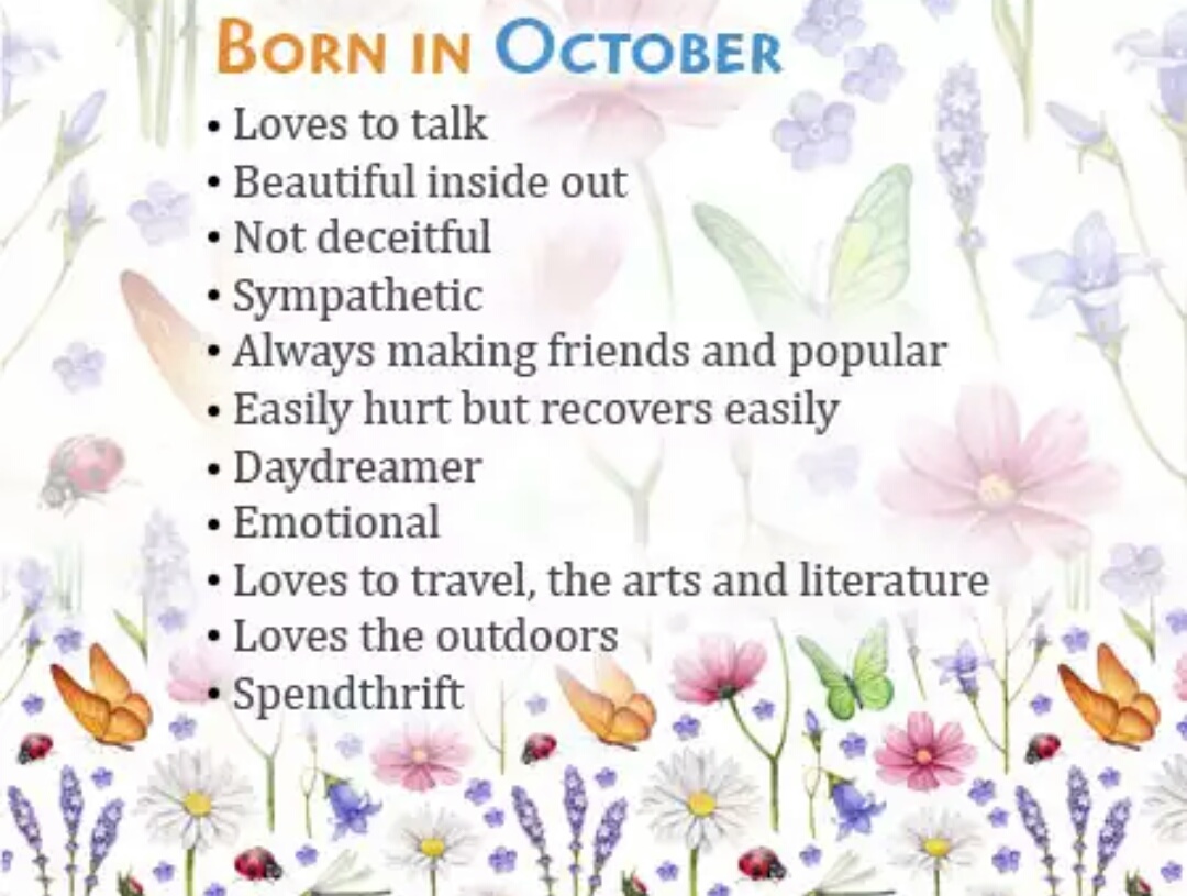 October Born People Characteristics