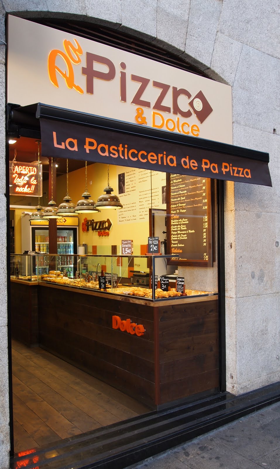 PAMPA design Blog: Papizza & Dolce: más delicias en Puerta del Sol!