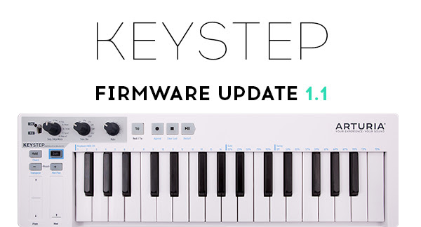 MATRIXSYNTH: Arturia KEYSTEP 1.1 Update