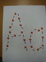 Behind the scenes: Mrs. Gloudemans' Class: Letter of the Week