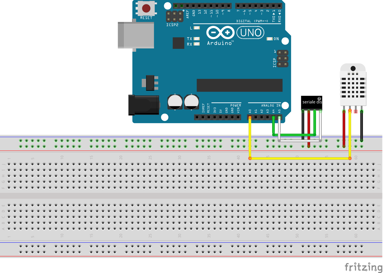 Computermuseo World Arduino Project 41 Termometro Con Dht11 E