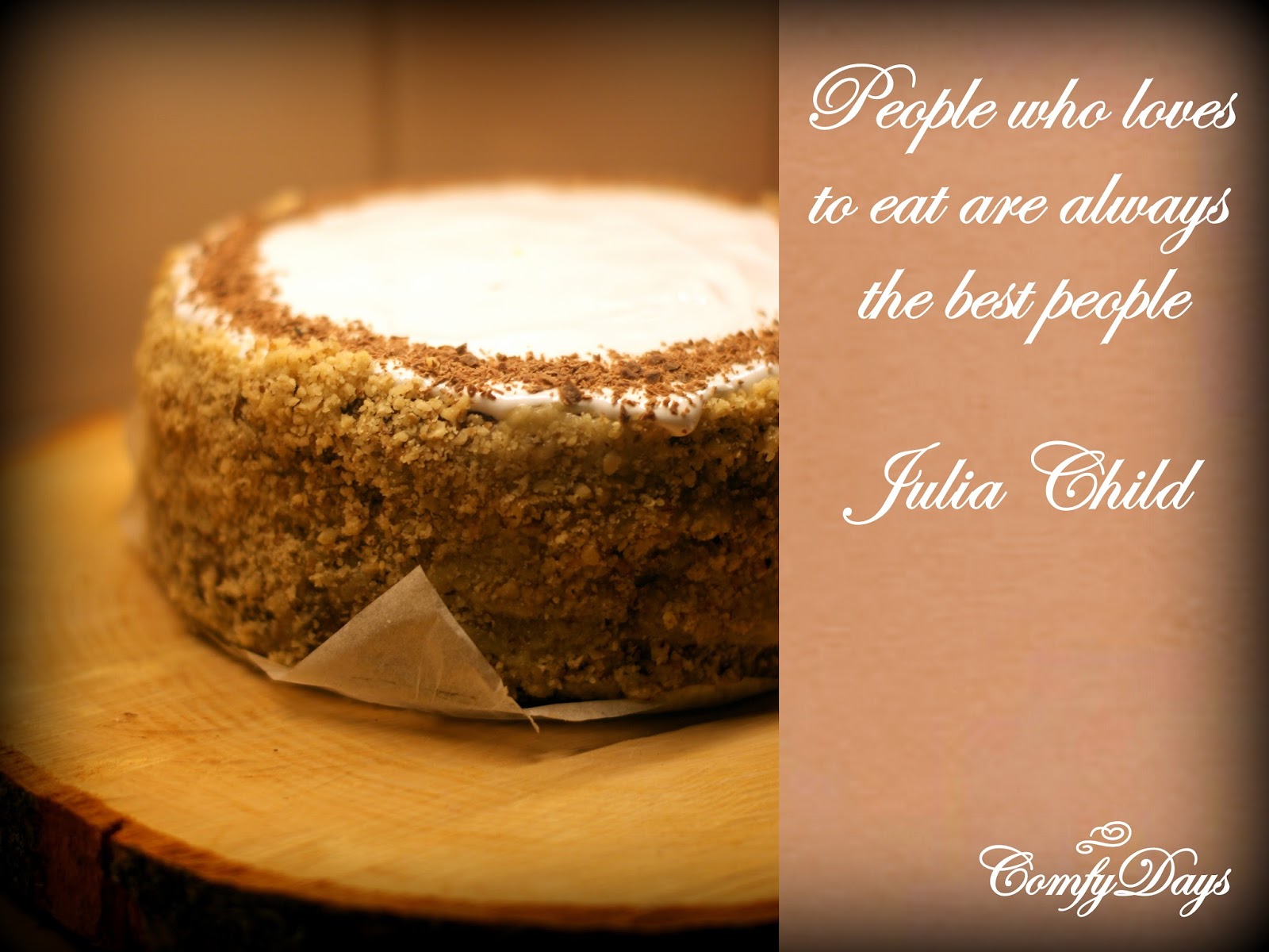 Julia Child´s VIP cake + Cooking the chef challenge (la receta ...