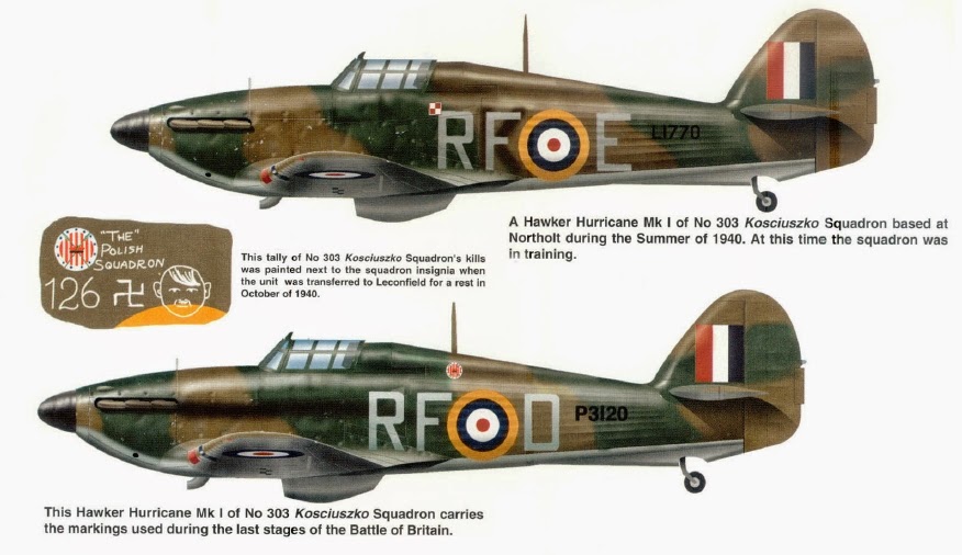 The War Over Britain 1939-45: No. 303 Polish Fighter Squadron
