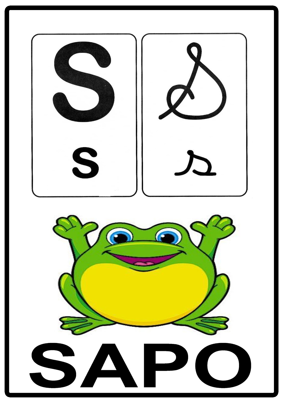 ALFABETO PARA SALA DE AULA: LETRA - S