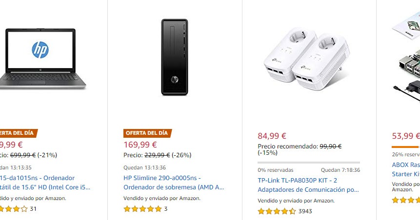 ¡Ofertas 23/07 Amazon! Cinco "Ofertas Destacadas", tres "Ofertas del ...
